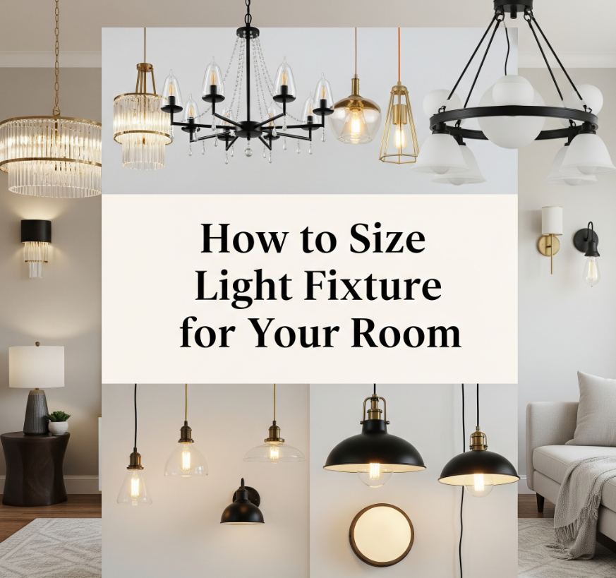How to Find the Right Size Light Fixture for Your Room