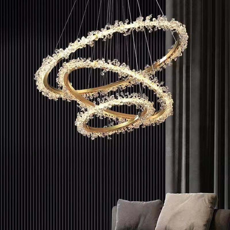 Capri 3-Ring Modern Light Fixture | DWHOME