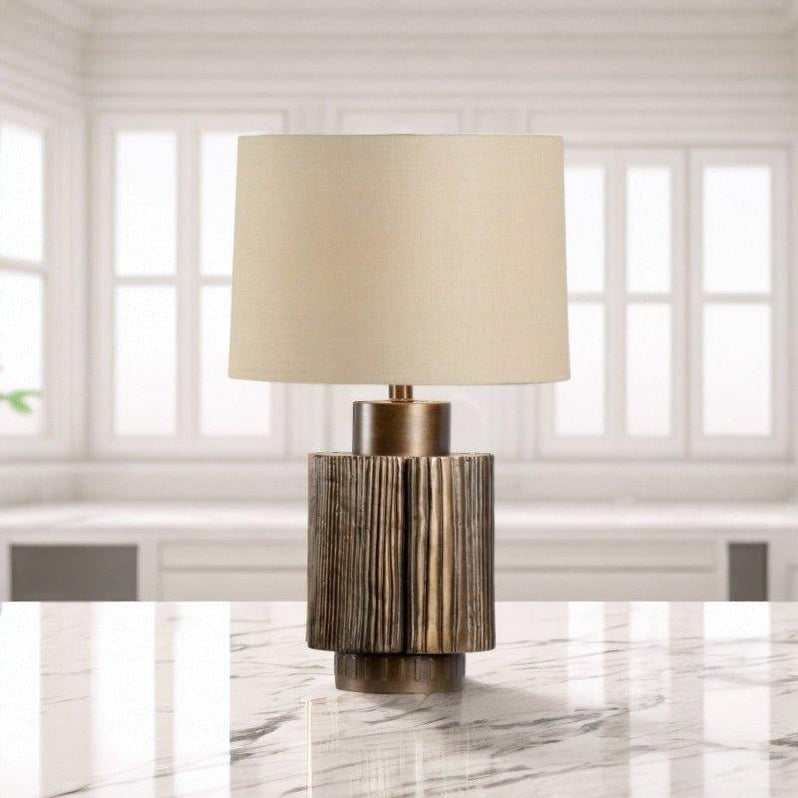 Antique Groove Table Lamp | DWHOME