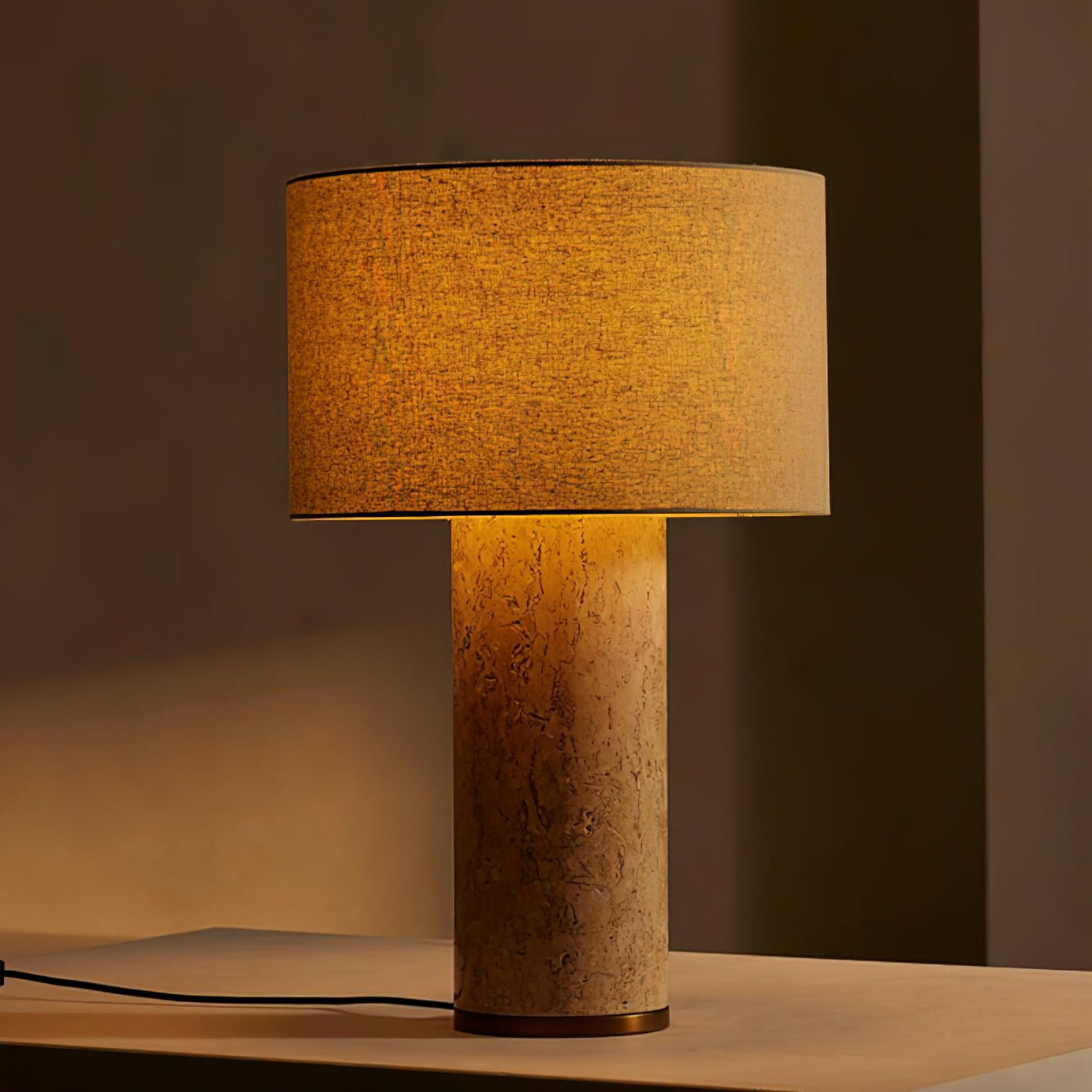 Aria Stone Table Lamp | DWHOME