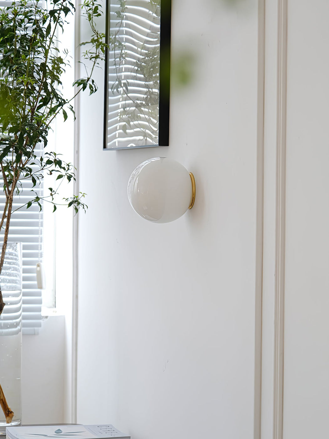 Glass Mini Orb Wall Lamp | DWHOME