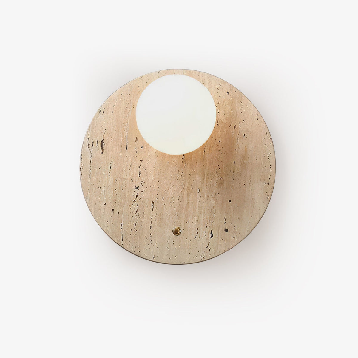 Luna Travertine Wall Sconce | DWHOME