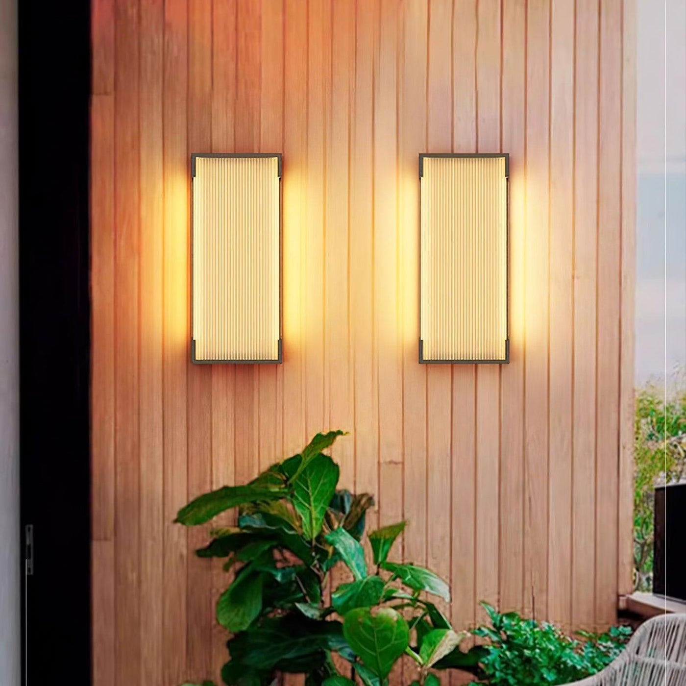 Rectangular Outdoor Wall Light | DWHOME
