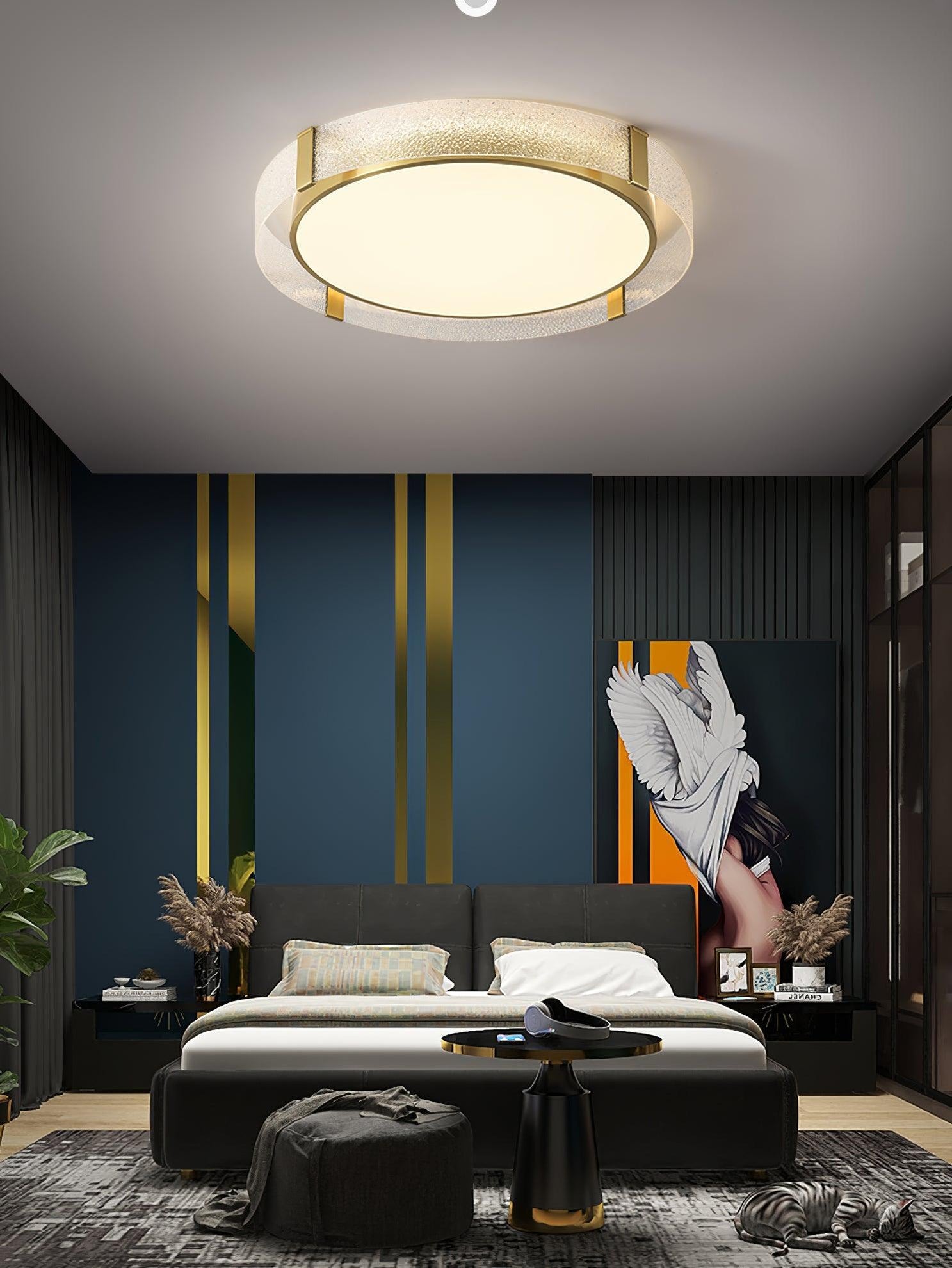 Round Low Profile Ceiling Light | DWHOME