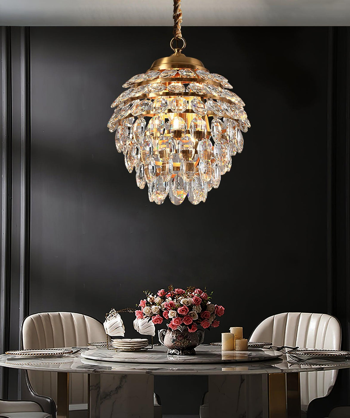 Roxanne Crystal Pendant Light | DWHOME