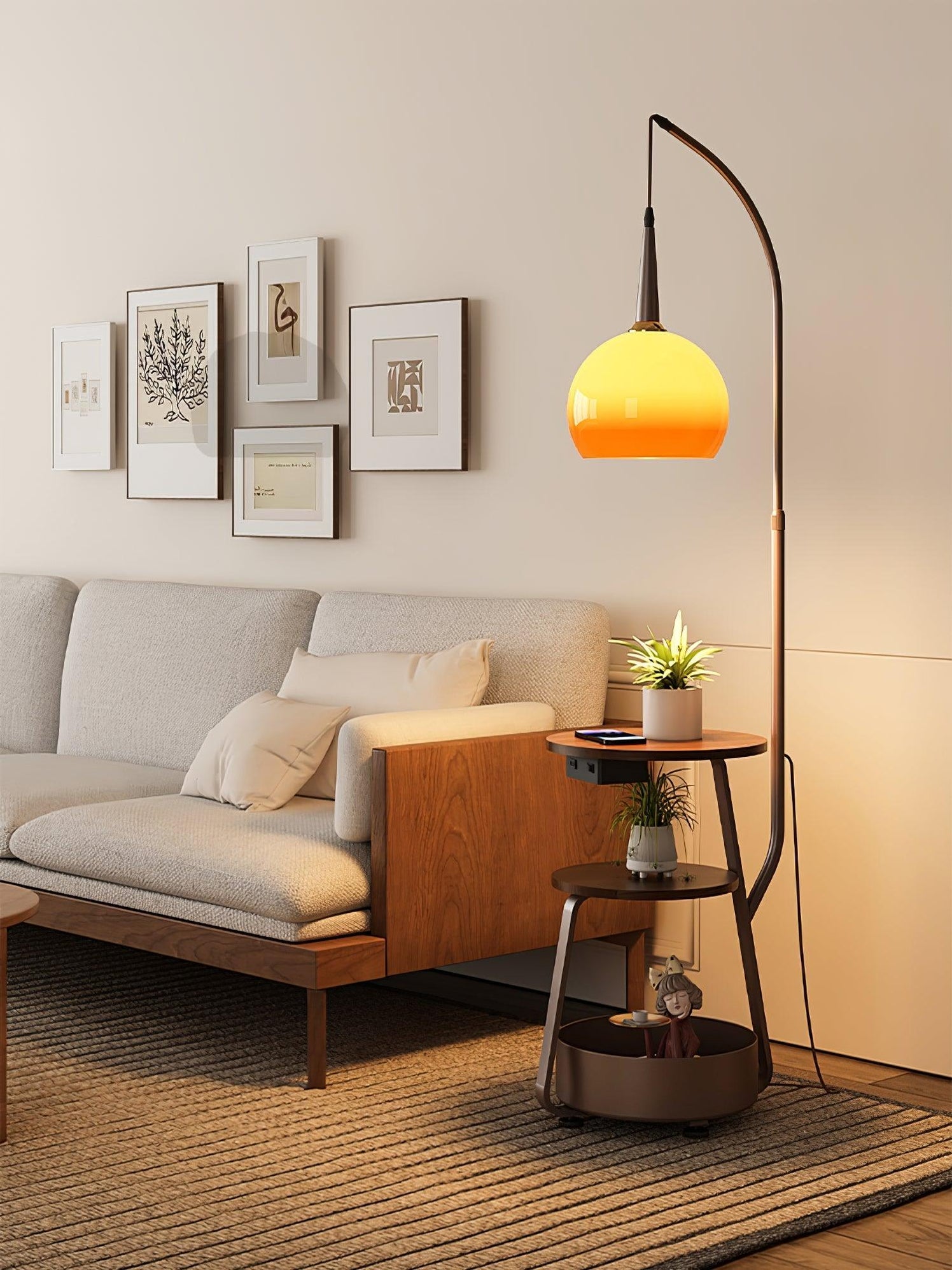 Solstice Arc Floor Lamp | DWHOME