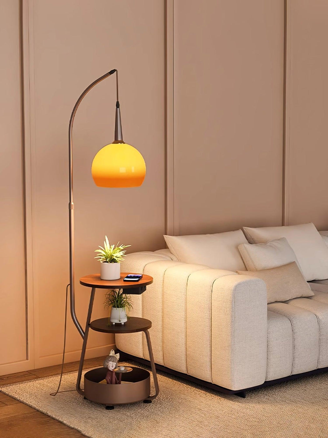 Solstice Arc Floor Lamp | DWHOME
