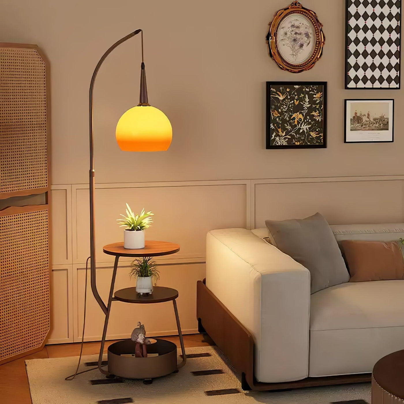 Solstice Arc Floor Lamp | DWHOME