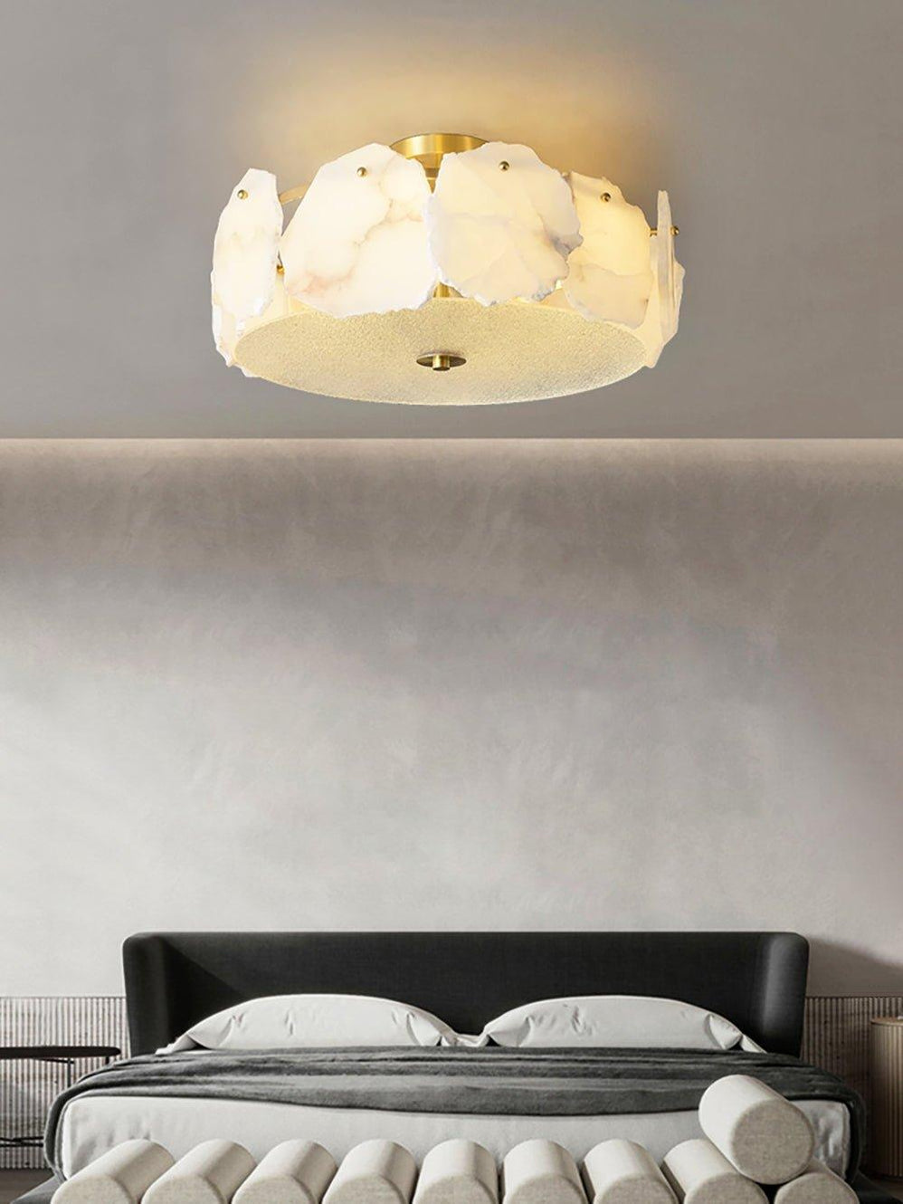 Valeria Alabaster Ceiling Lamp | DWHOME