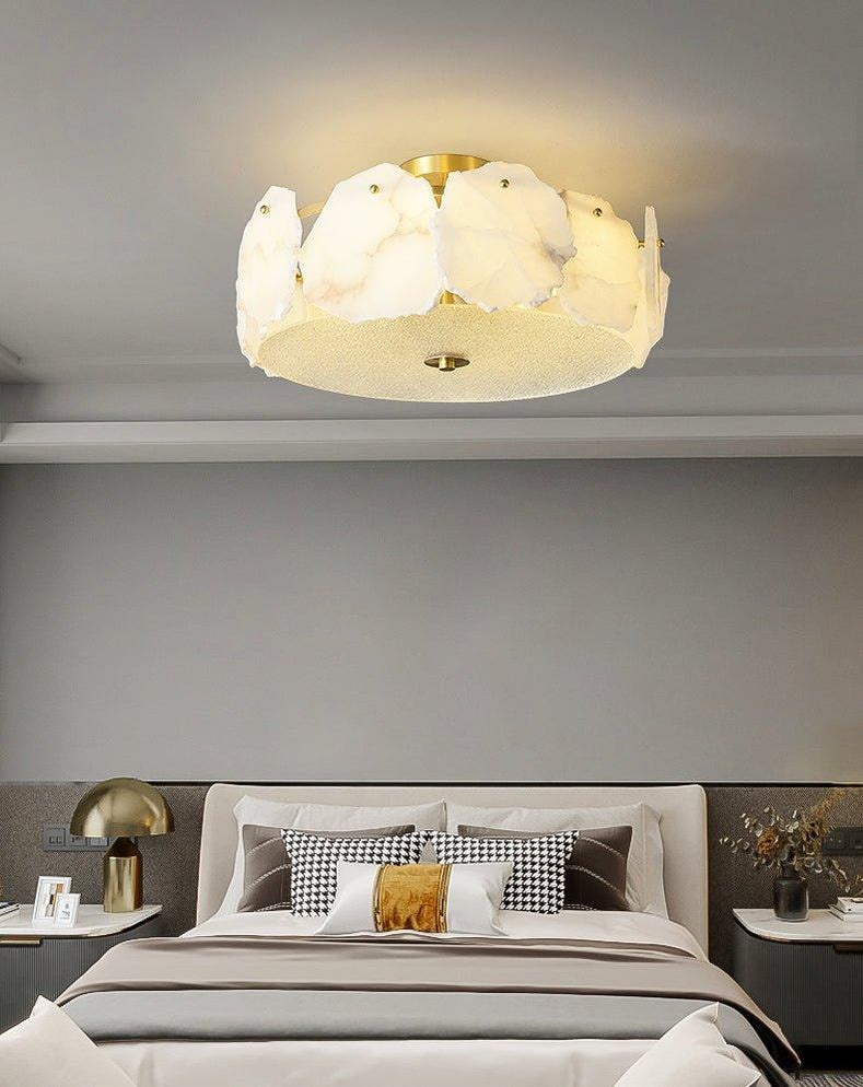 Valeria Alabaster Ceiling Lamp | DWHOME