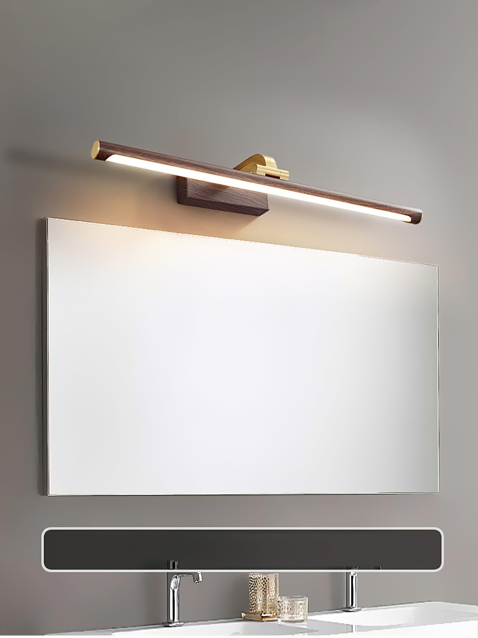 Walnut Color Linear LED Wall Light | DWHOME