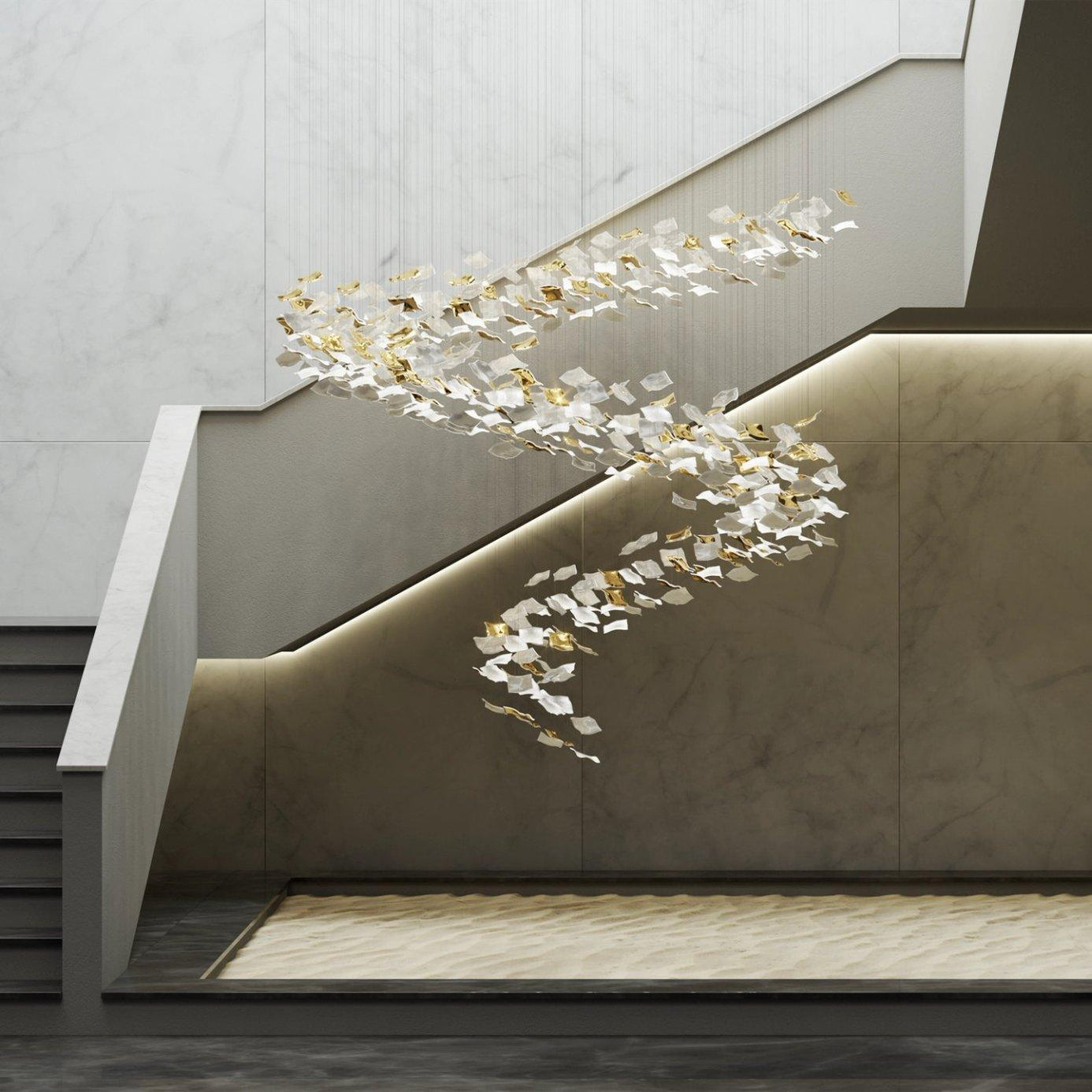 Whispering Kerchiefs Chandelier | DWHOME