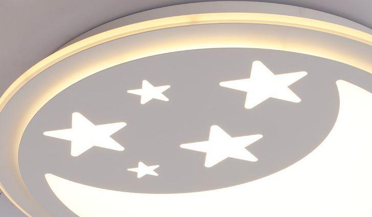 Acrylic Star Moon Ceiling Light for Living Room Bedroom Study Room | DWHOME