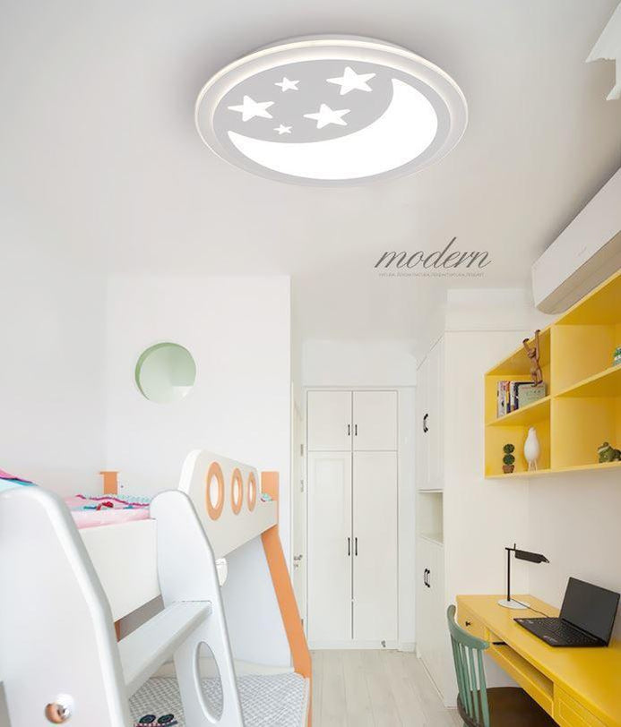 Acrylic Star Moon Ceiling Light for Living Room Bedroom Study Room | DWHOME