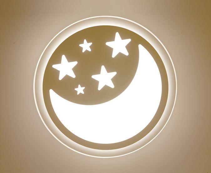 Acrylic Star Moon Ceiling Light for Living Room Bedroom Study Room | DWHOME