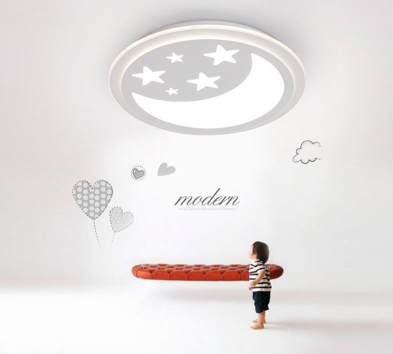 Acrylic Star Moon Ceiling Light for Living Room Bedroom Study Room | DWHOME