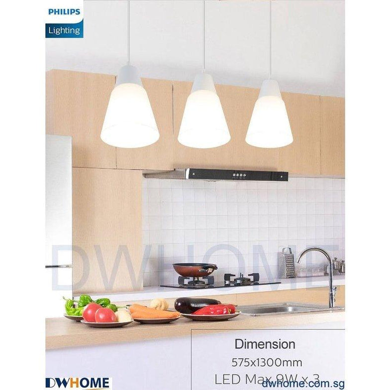 CL301 [SG Seller] Philips Dining Pendant Light Three Header Golden ...