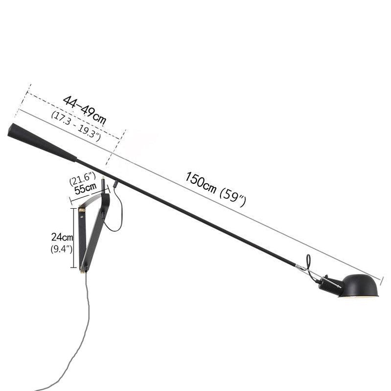 Crescendo Long Arm Wall Light