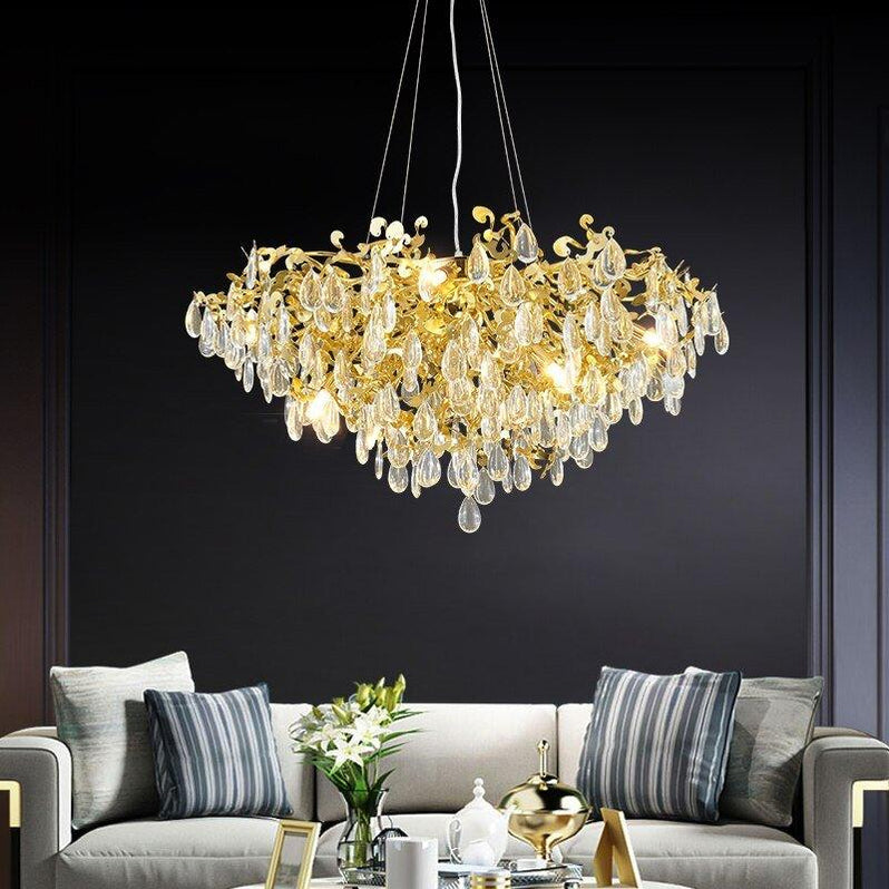 Crystal Stainless Steel Luxury Chandelier N READY | DWHOME
