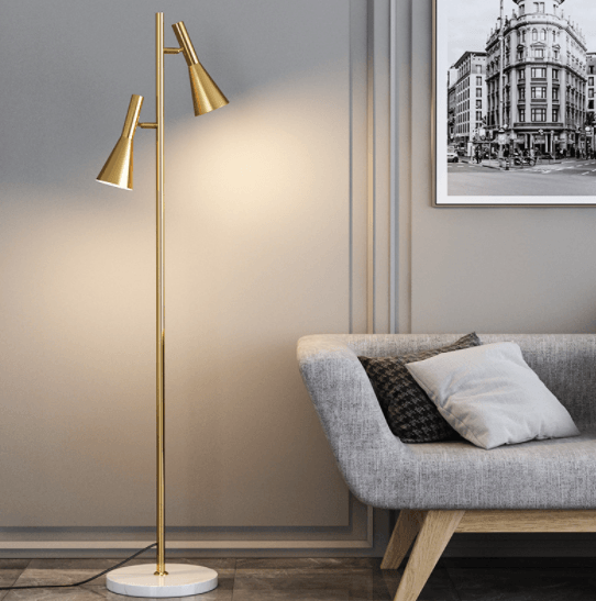 LED Simple Modern TWINS Design Floor Lamp | DWHOME