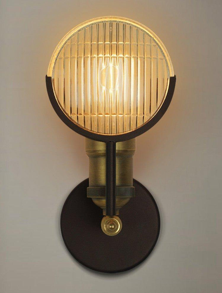 Huberman Fresnel Lens Brass Fitting Wall Light | DWHOME