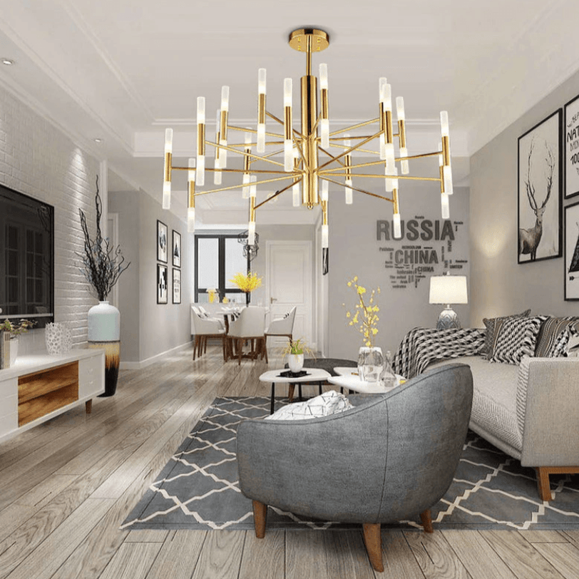 Molecular LED Chandelier exclusive at DWHOME