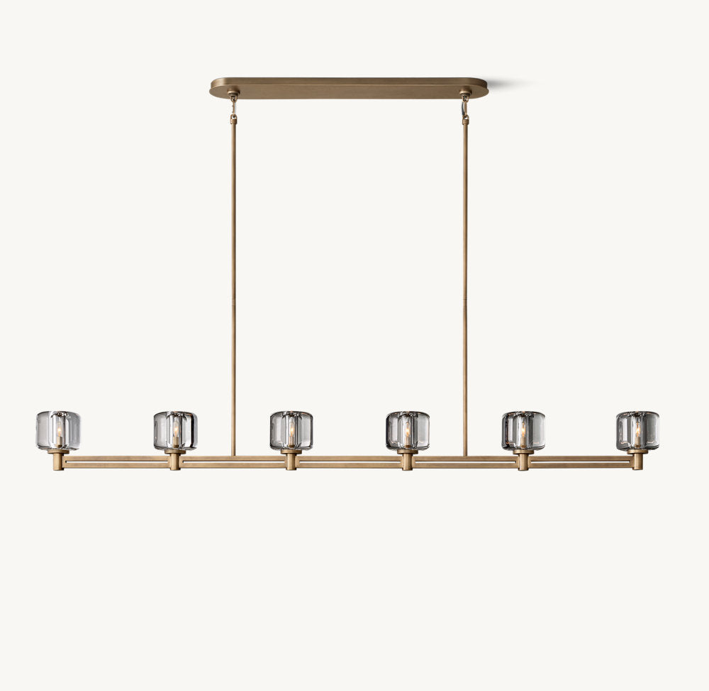 DEMARET LINEAR CHANDELIER 72" | DWHOME