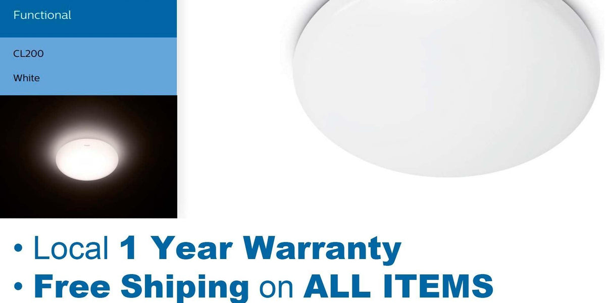 PHILIPS LED Ceiling Light CL200 Series Round, Cool White light/Cool ...