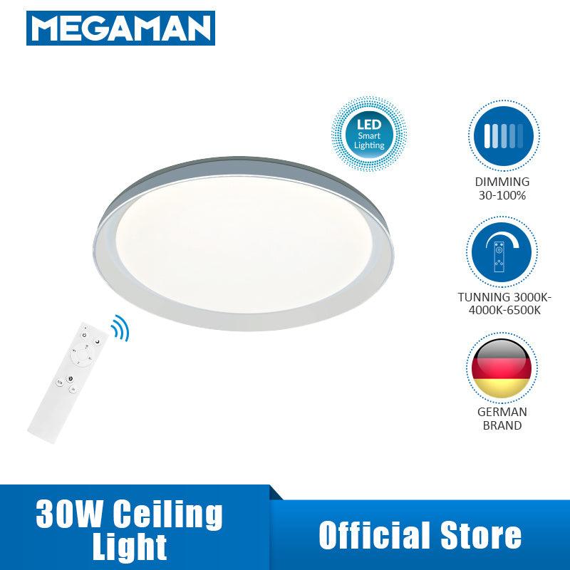 Megaman LED Smart Ceiling Light 30W Seamless Tunable & Dimmable BALLAO ...